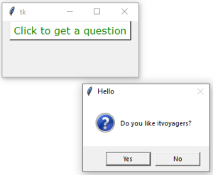 Best Post: Message Box Widget And Its Methods - ITVoyagers